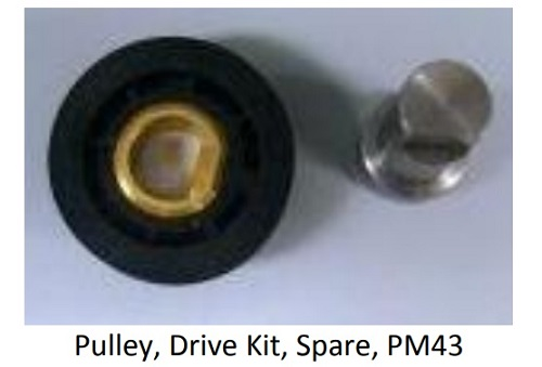 PM43 What is the part number for the Drive Pulley?