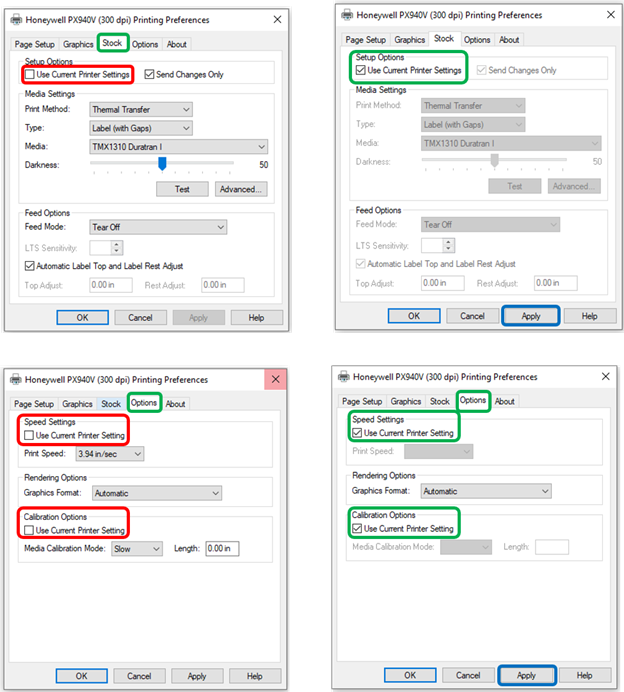 Why are the printer settings overwritten when I print from a third ...