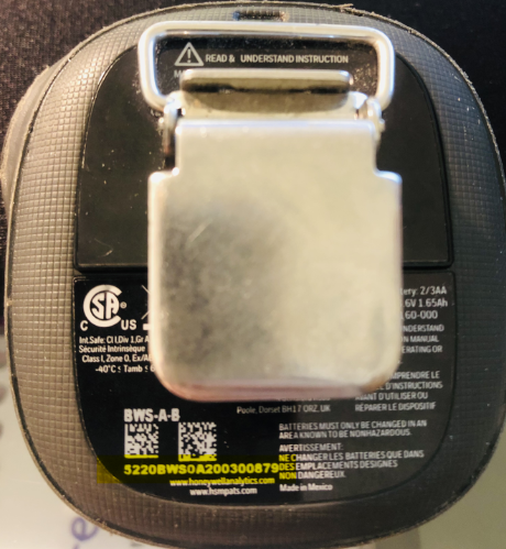 Where is the Serial Number located on the BW Solo?