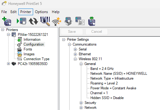 How to configure your printer for the Wi-Fi network in Printset5