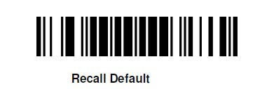 How to factory default HH4x0 series scanner?