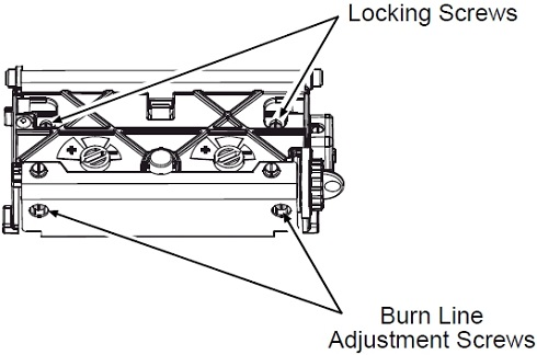 How to do a 'Burn Line' Adjustment on an H-Class (LCD) industrial printer