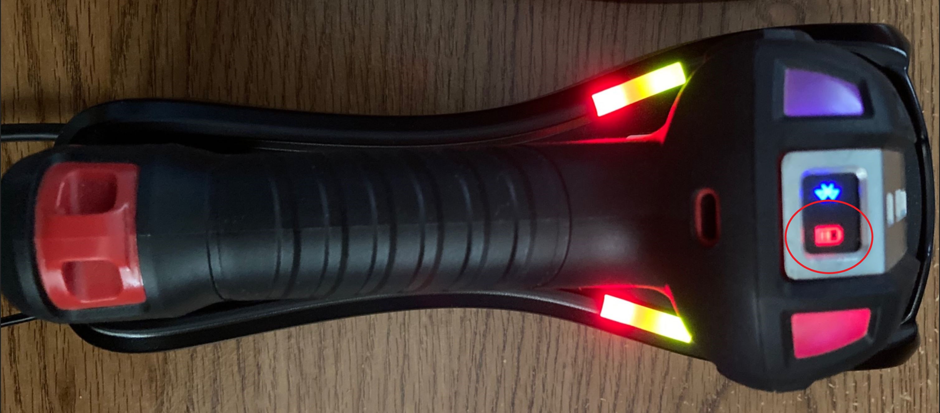 Granit XP Battery LED Indicator Meaning