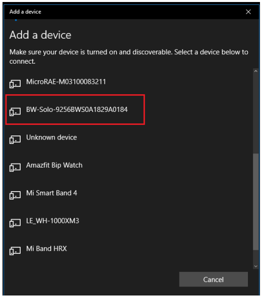 How to pair a monitor to Safety Suite Device Configurator using Bluetooth?