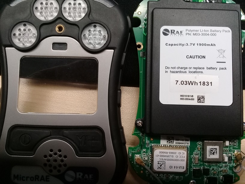 What is the capacity for the MicroRAE Battery?