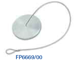 Does FP6669/00 Davit base cap come with a cable or a rope?