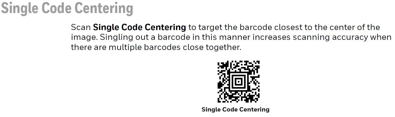 How to display only the aimer / red bar before the barcode is selected