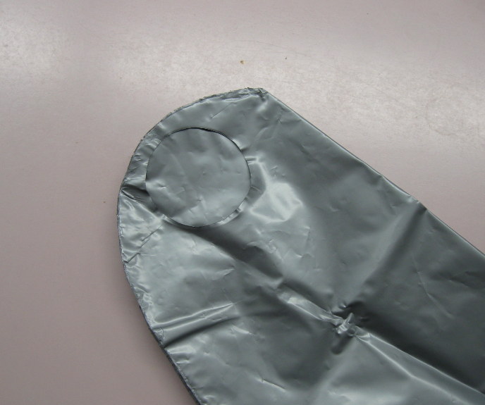 SSCA Silver shield coat apron sleeves have flexible wrist openings