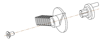What is the part number for the Printhead Lift Lever/ CrankShaft on the ...