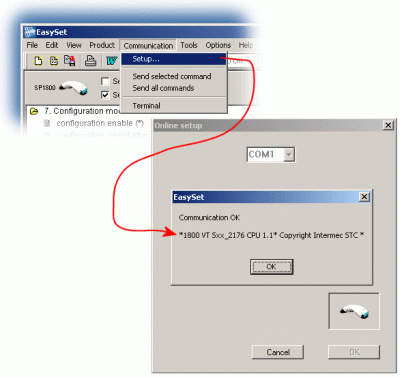 How to read the firmware version from a legacy handheld scanner?