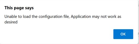 EZConfig for scanning Microsoft Edge browser error message