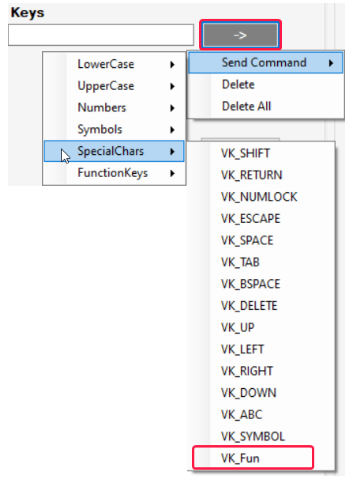 VKCreator is missing key option for VK_FUN