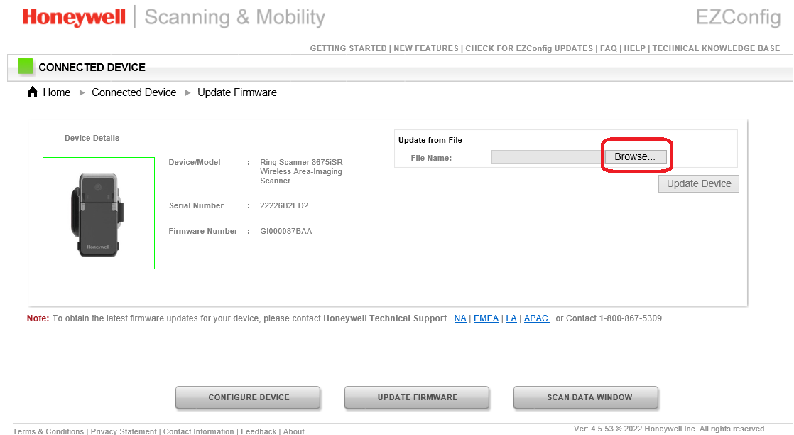How to Update the Firmware on a Honeywell Barcode Scanner using ...