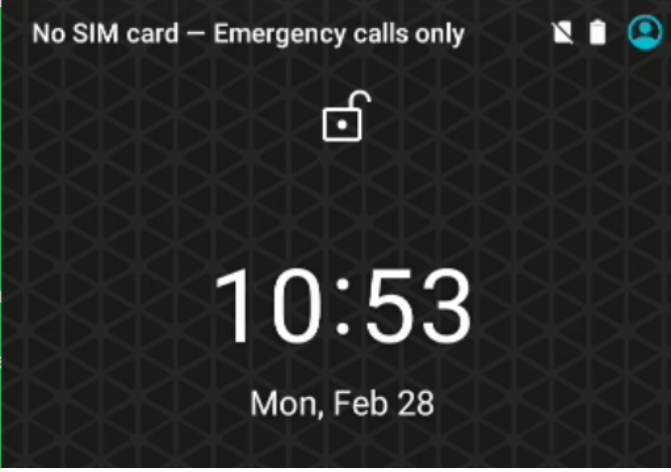 What does the blue 'Owner' icon mean if shown on the locked screen of ...