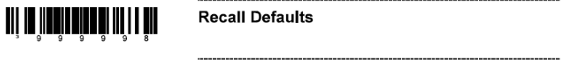 How to Send the MS7120 Scanner Back to Factory Default?